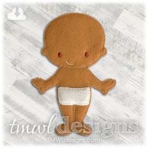Chance Felt Paper Doll Toy Digital Design File 5x7 Fundraiser - Etsy