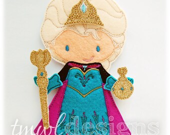 Snowman Felt Paper Doll Toy Companion Digital Design File | Etsy