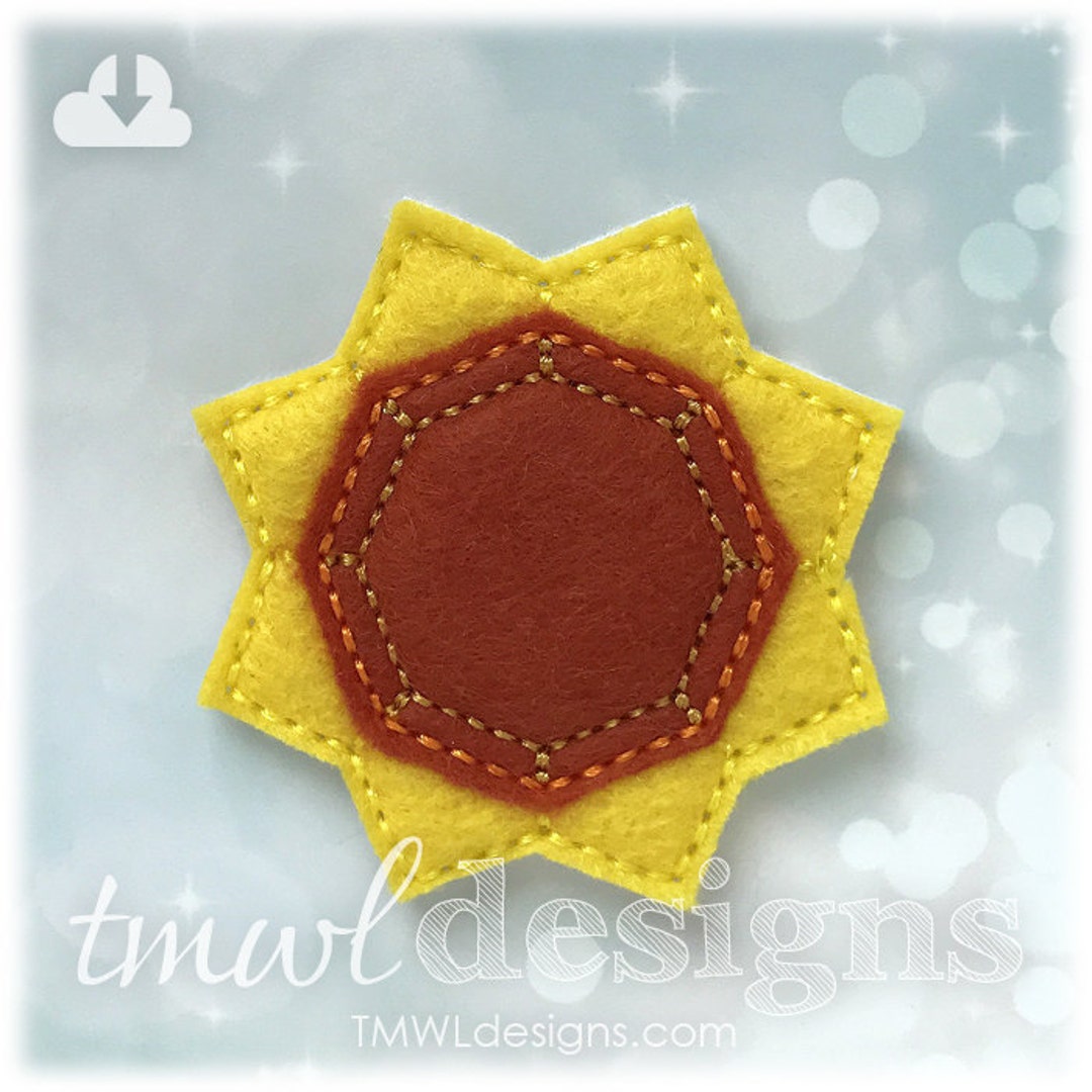 Fantasy Tournament Sun Badge Feltie Digital Design File - 1.75" - Etsy
