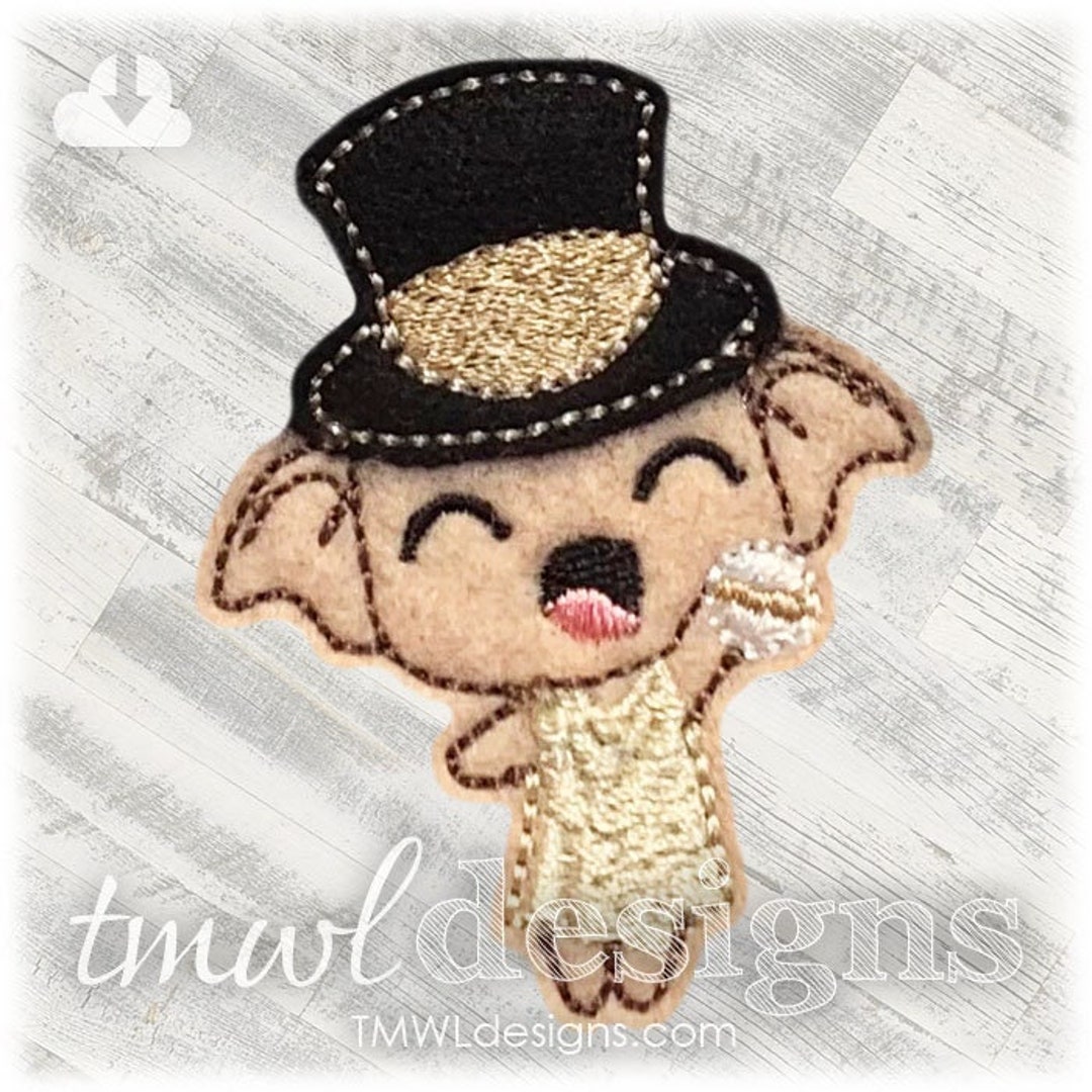 Wizard Elf Top Hat Feltie Digital Design File - 1.75" - Etsy