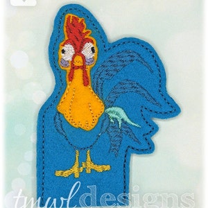 Silly Rooster Finger Puppet Toy Digital Design File - Etsy