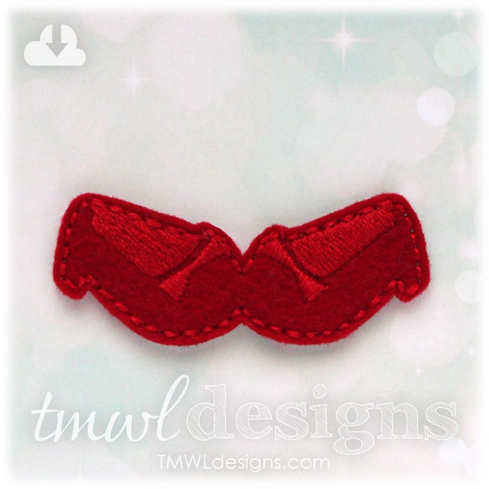 Ruby Slippers Feltie Digital Design File 1.75 | Etsy