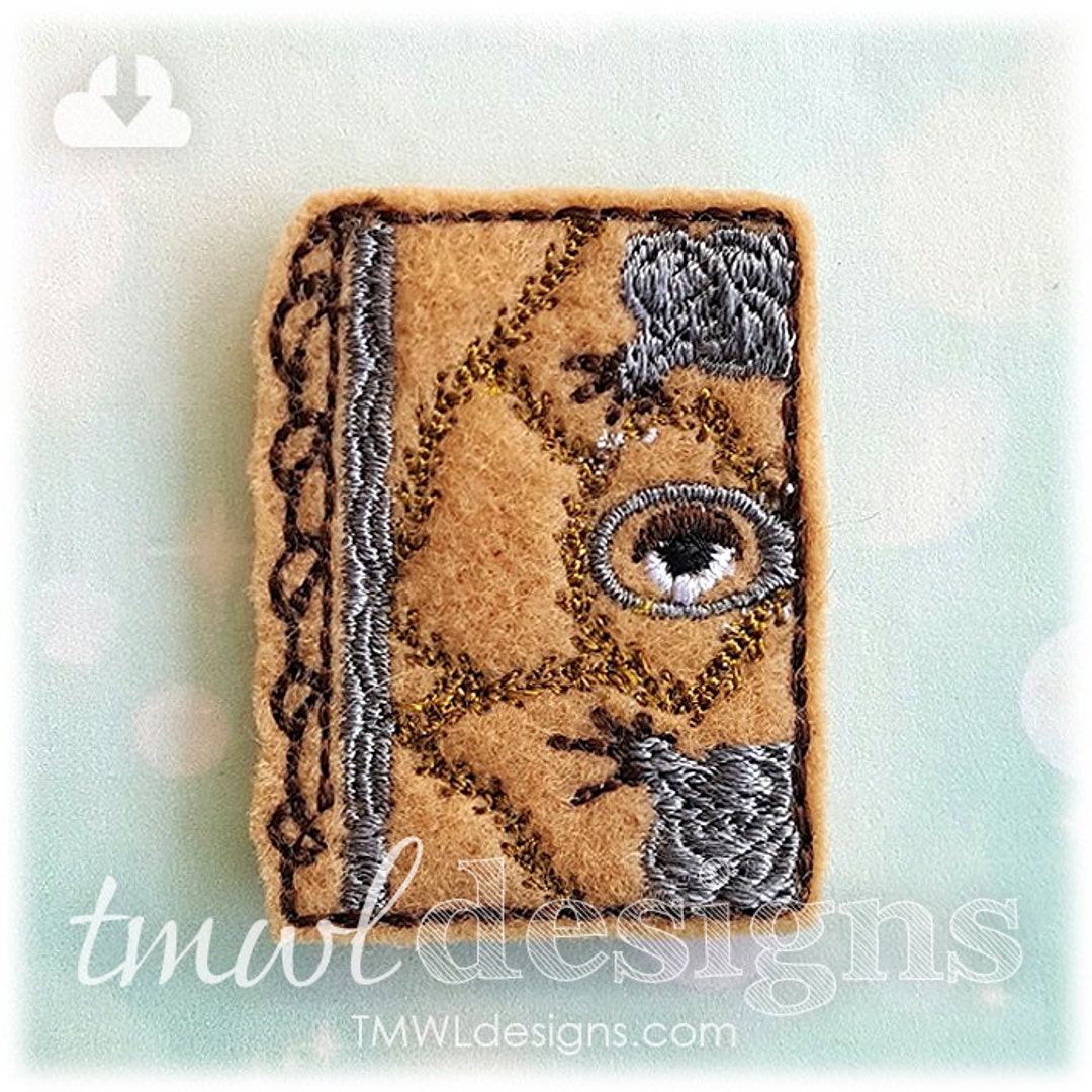 Witch Spell Book Feltie Digital Design File 1.75 - Etsy