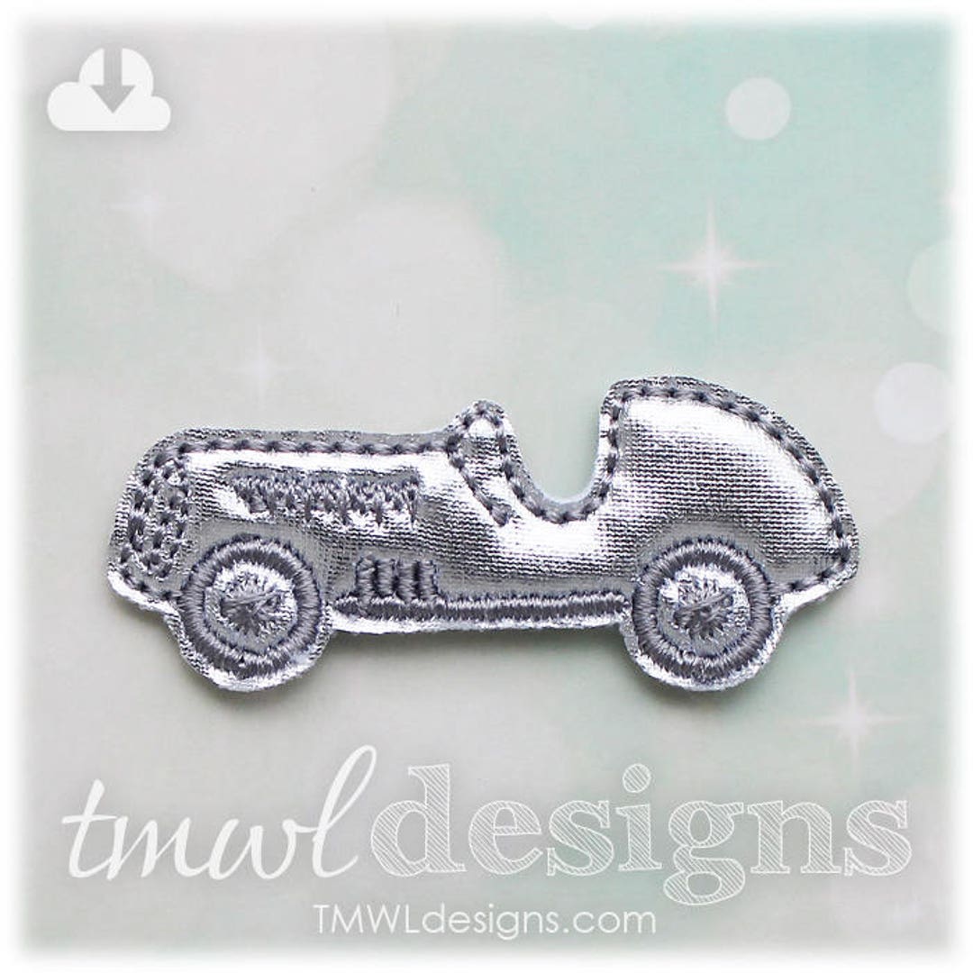 Race Car Board Game Token Feltie Digital Design File - 1.75" - Etsy