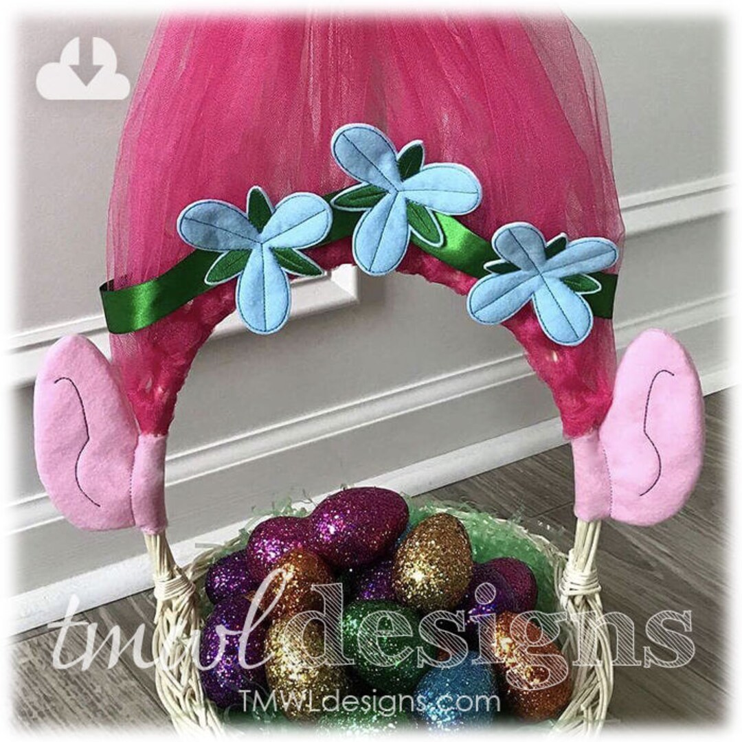 Troll Ear Slider Digital Design Files - Easter Basket Decoration - Etsy