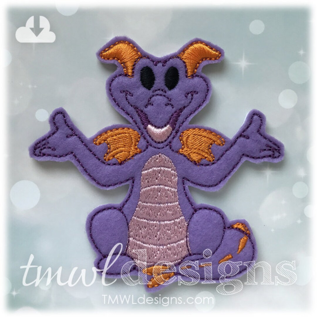 Purple Imagination Dragon Slider Digital Design File - Etsy