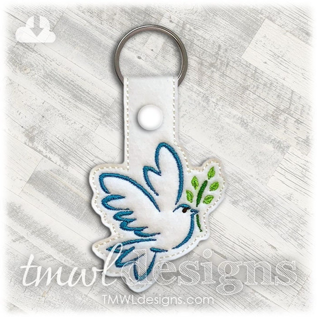 Dove Key FOB Digital Design File - Etsy