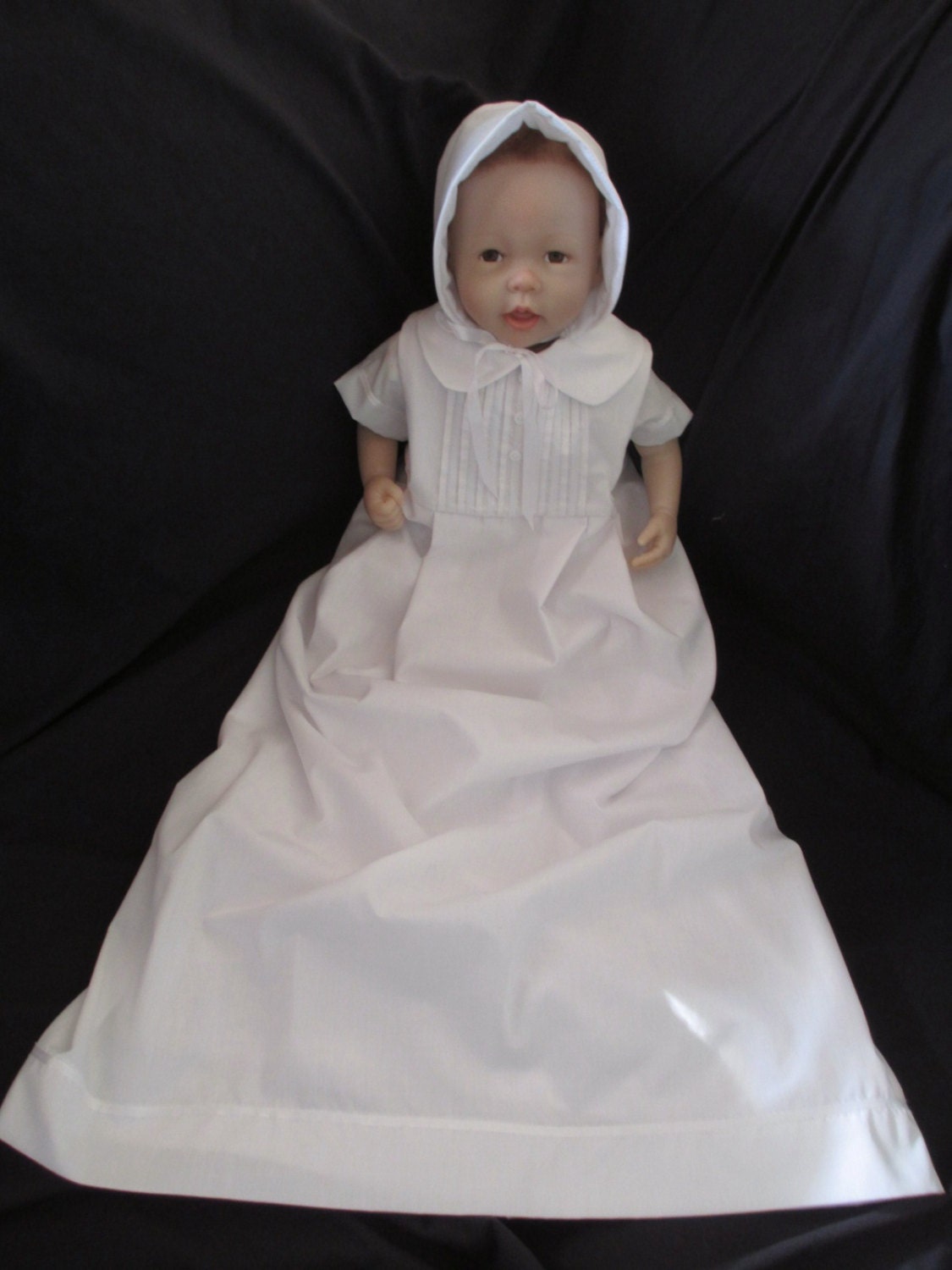 Baby Boy/ Reborn Christening Gown Baptism Outfit NB(0-3M) 3-6M 6-12 M ...