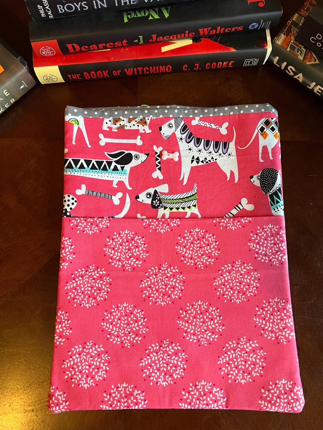 Pink Dog Book Cover (large) - Etsy