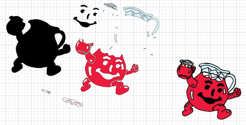 Kool aid man decal digital file instant download | Etsy