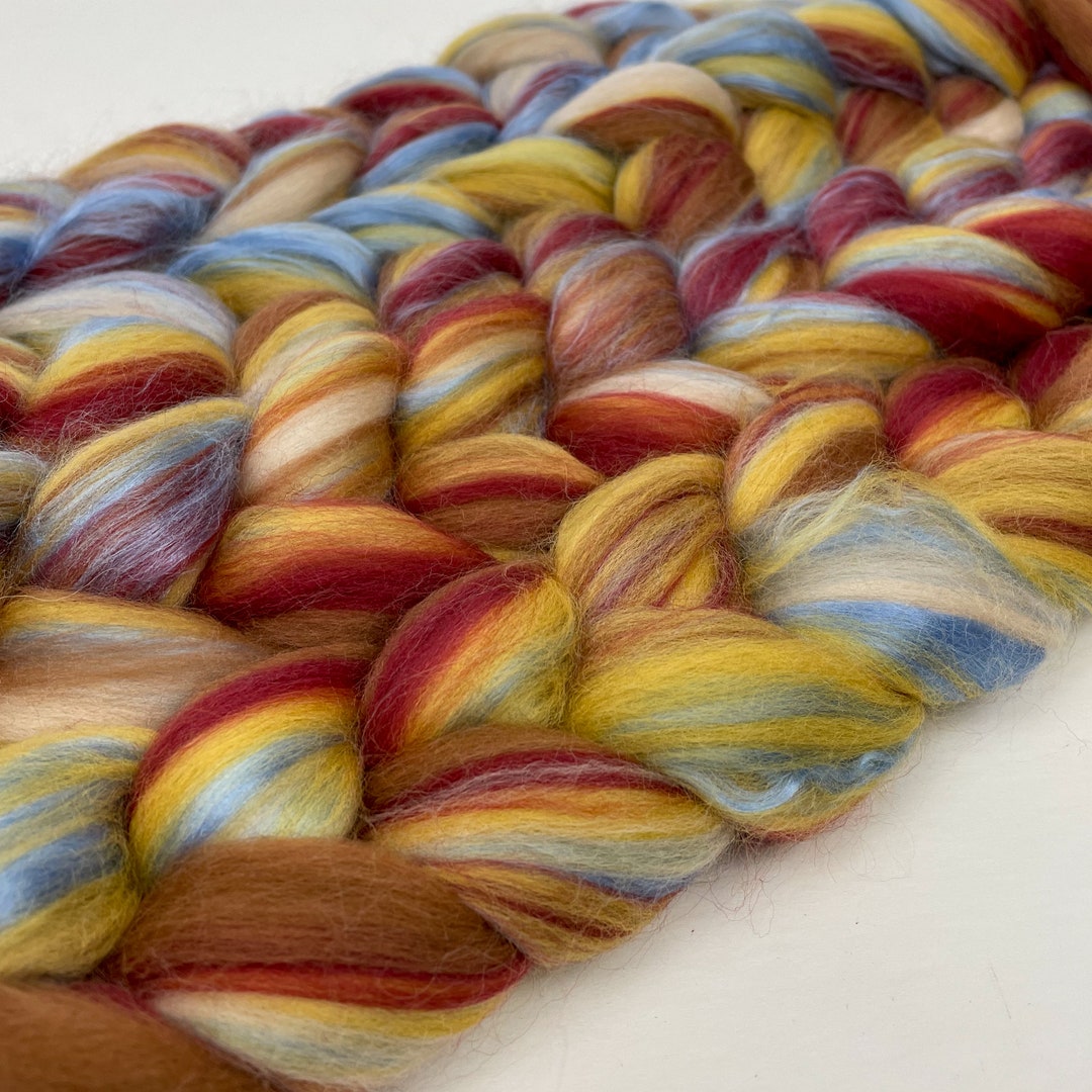 Signature Custom Blend 'bamboo Trail' Combed Top Merino Wool Bamboo ...