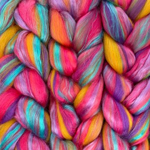 Signature Custom Blend 'rapunzel' Combed Top Merino Wool, Bamboo ...