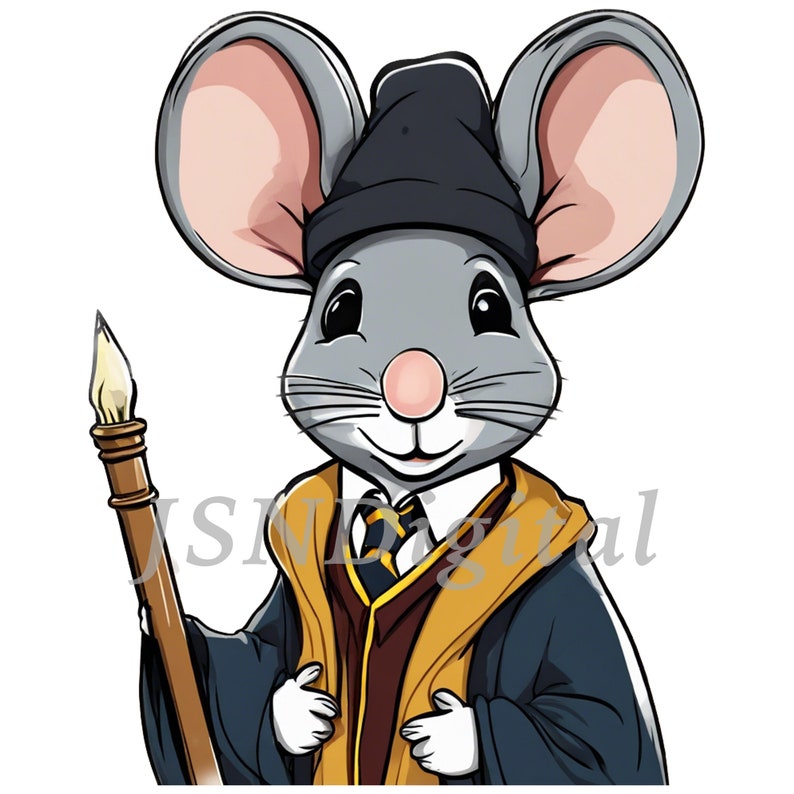 Mouse Wizards Clipart Bundle-transparent Digital Download JPEG - Etsy