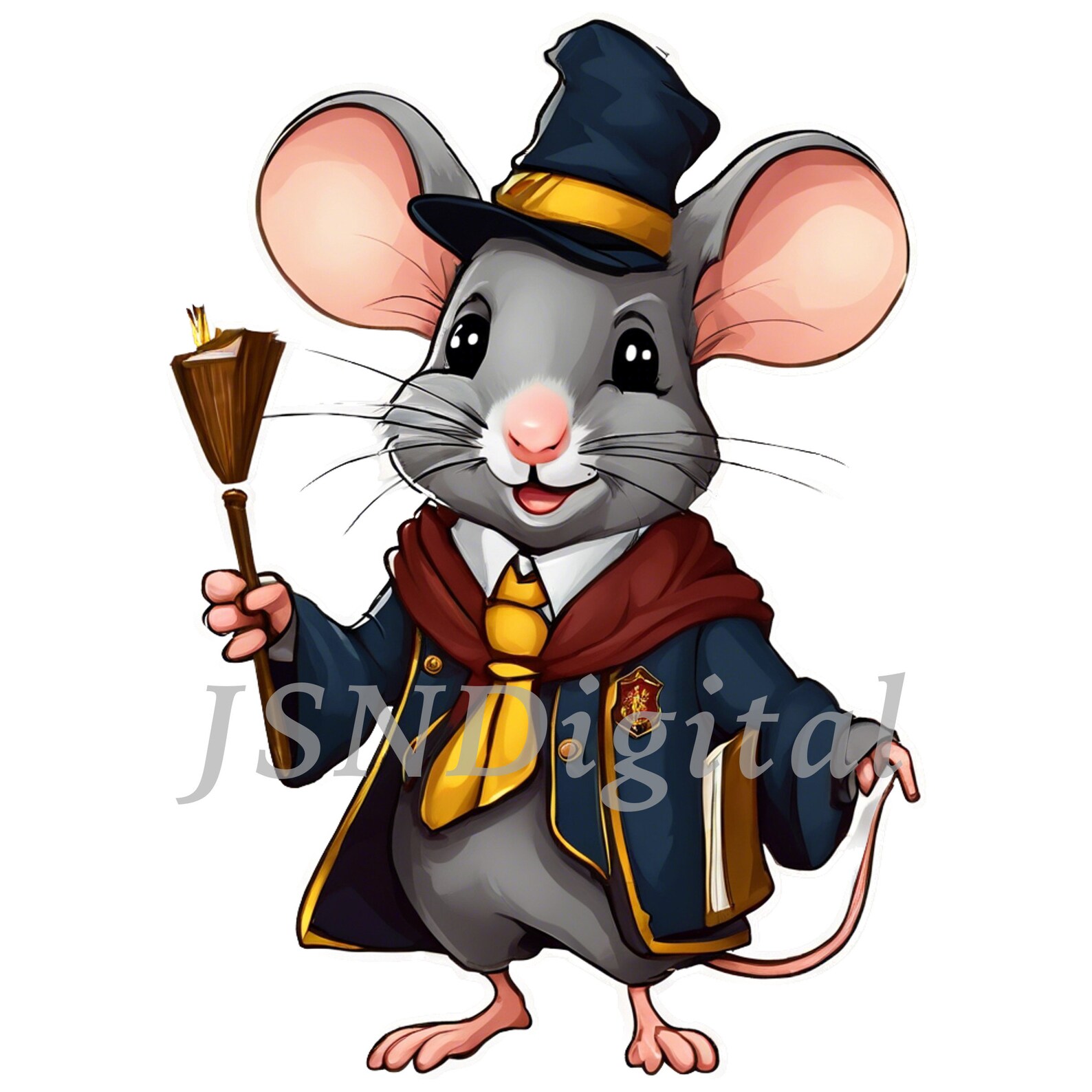 Mouse Wizards Clipart Bundle-transparent Digital Download JPEG - Etsy