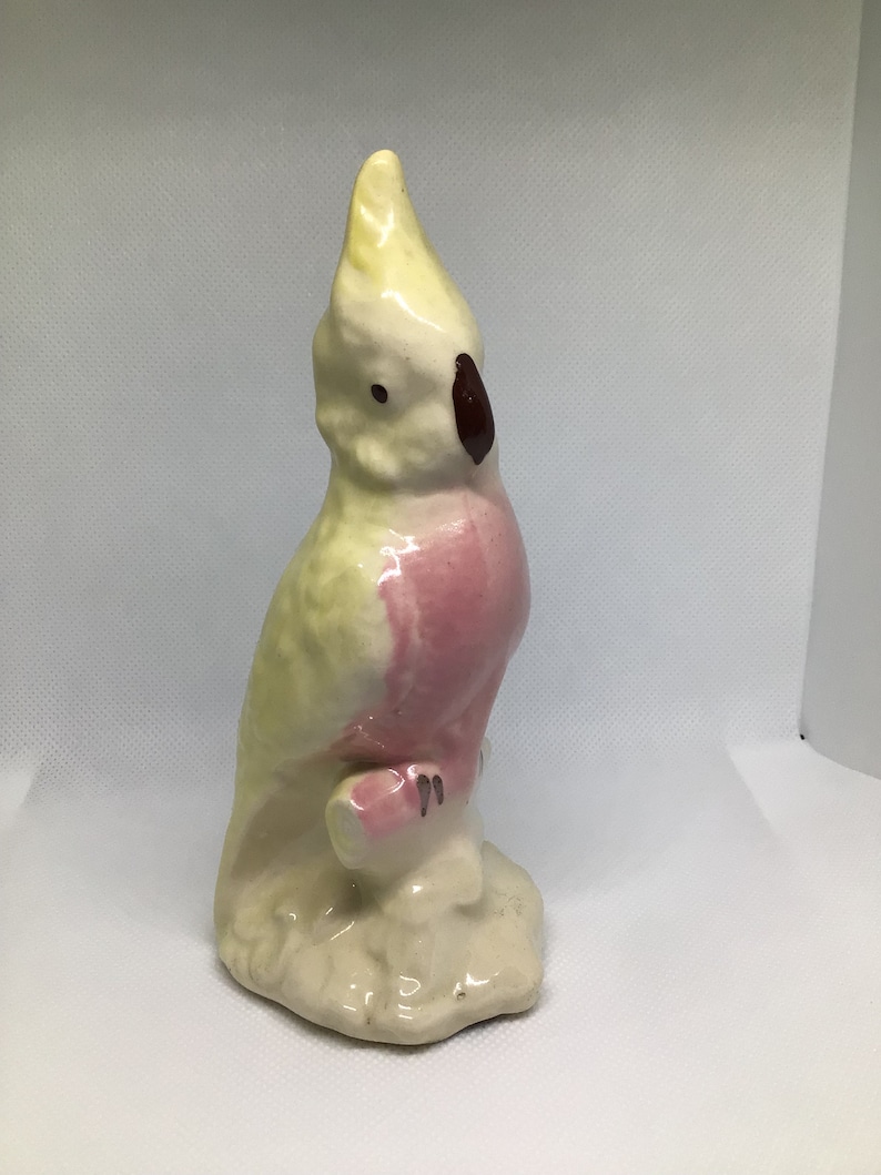Vintage Cockatiel Figurine - Etsy