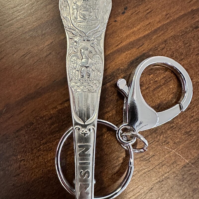 Silver Spoon Keychain - Etsy