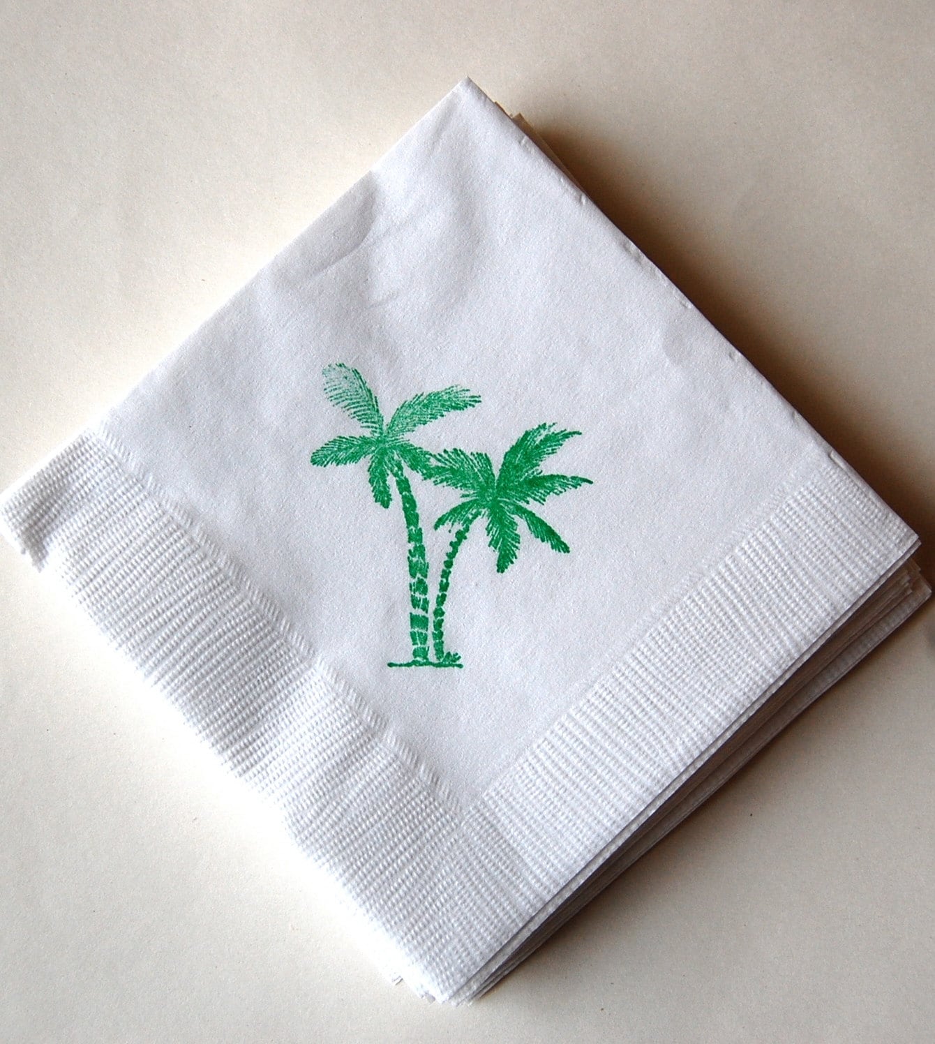 Palm Tree Napkins / Set of 50 / Perfect for Outdoor Party or Beach ...