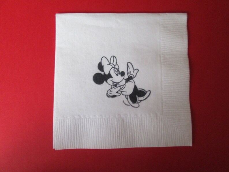 Minnie Mouse Napkins / Set of 50 / Cocktail Napkins / Perfect for ...