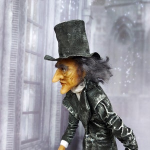 Ebenezer Scrooge Handmade Art Doll From Christmas Carol Story OOAK ...