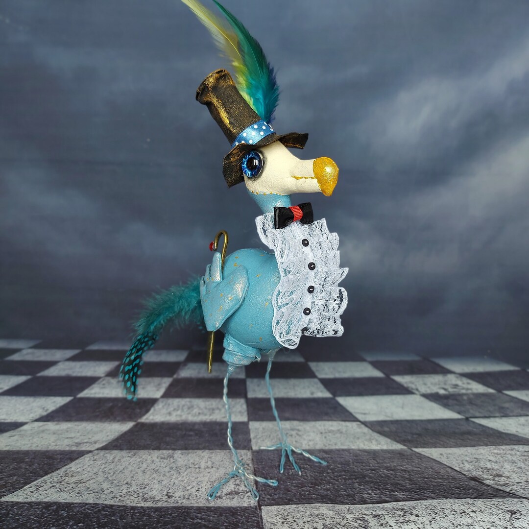 Handmade Blue-eyed DODO Blue Bird Wonderland Collection Cloth Doll ...