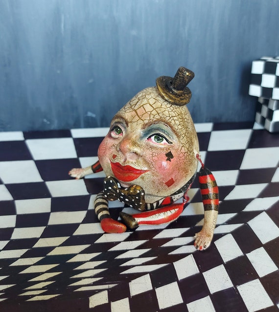 Humpty Dumpty Figurine Collectible Doll Interior Fairy | Etsy