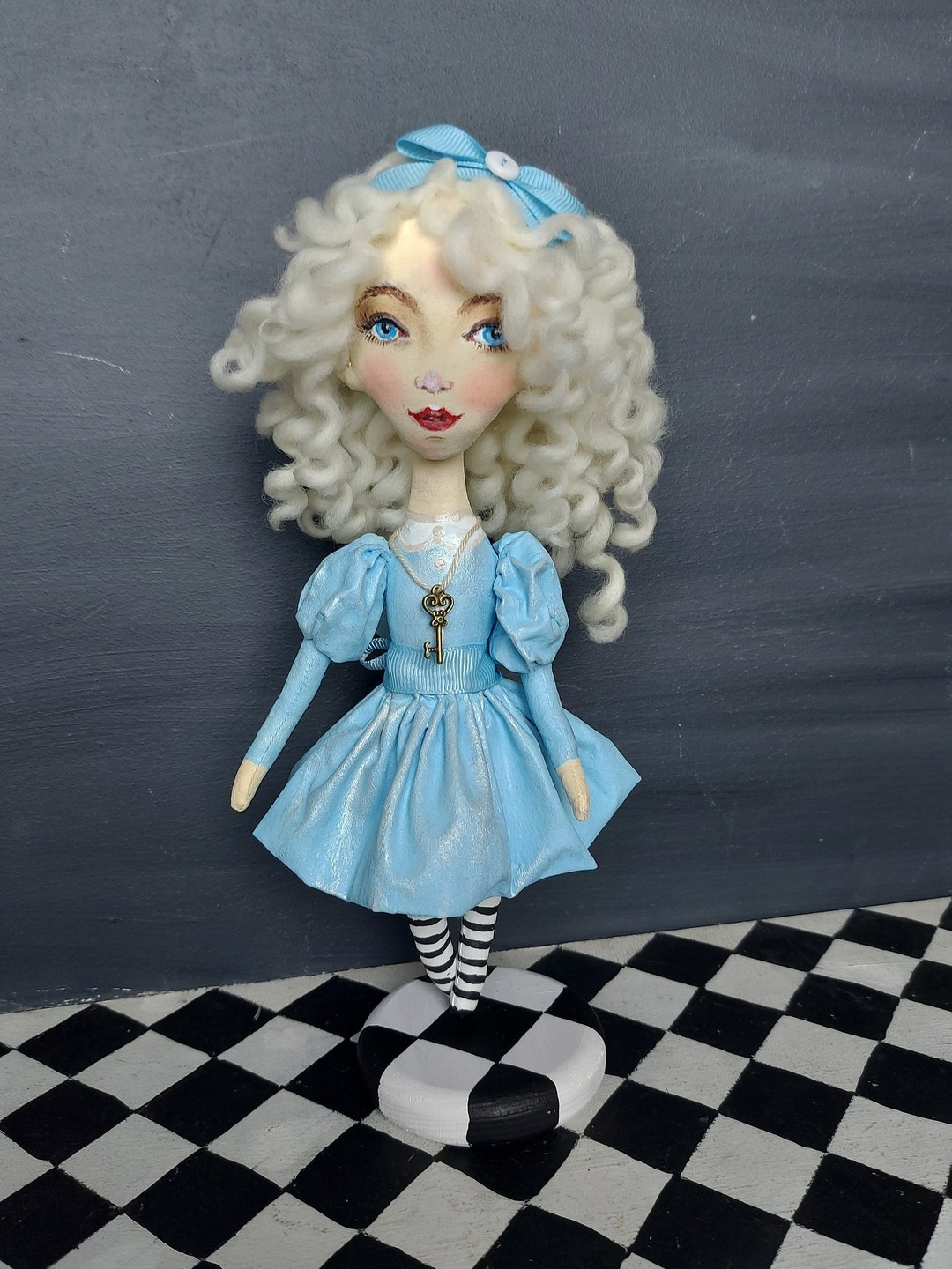 Handmade Alice Doll From the Fairy Tale Alice in Wonderland, Unique ...