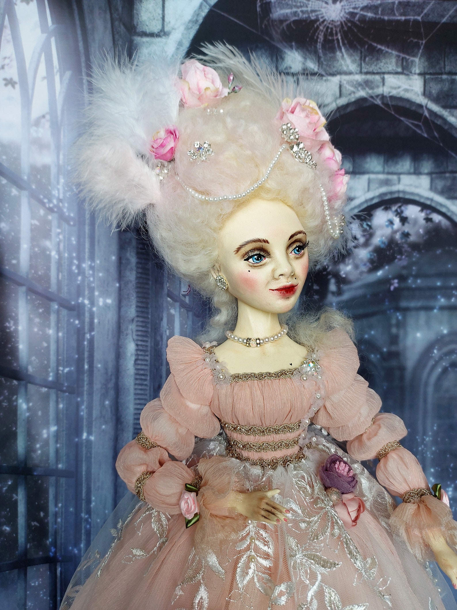 Marie Antoinette Artist Doll OOAK Collectible Handmade - Etsy