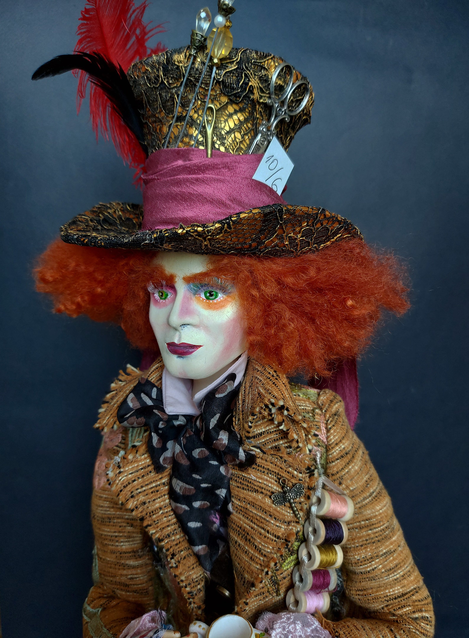 The Mad Hatter doll Lewis Carroll story Alice in | Etsy