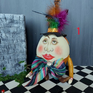 Handmade Humpty Dumpty Figurine Home Decor Doll From Through - Etsy
