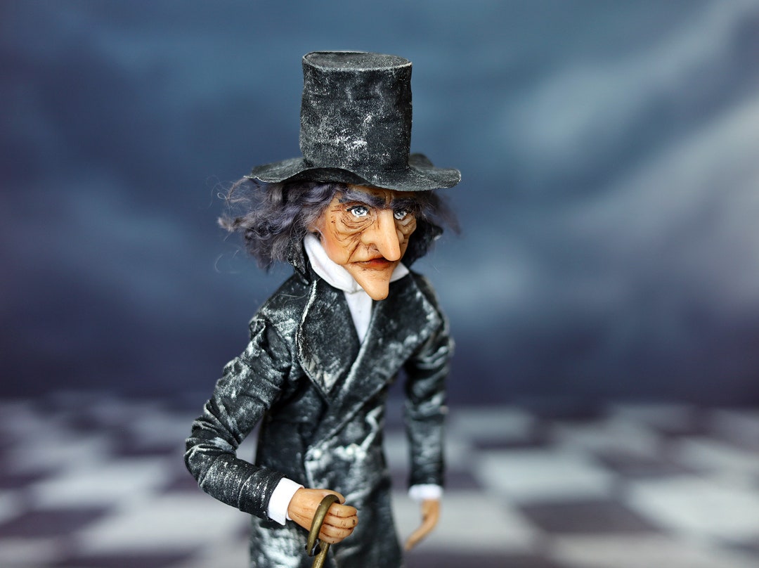 Ebenezer Scrooge Handmade Art Doll From Christmas Carol Story OOAK ...