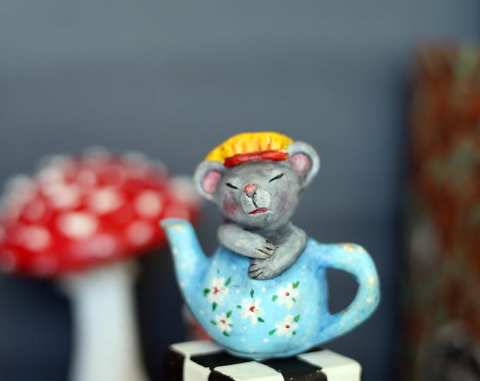Dormouse From Alice in Wonderland, Miniature, Dollhouse, Wonderland ...