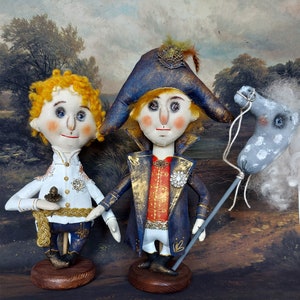 Napoleon Bonaparte and Eaglet Napoleon-francois-joseph Textile Figurine ...