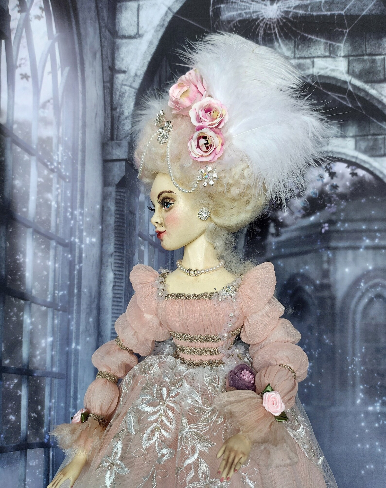 Marie Antoinette Artist Doll OOAK Collectible Handmade - Etsy