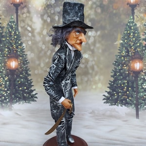 Ebenezer Scrooge Handmade Art Doll From Christmas Carol Story OOAK ...