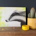 Badger Print, Badger Art, Badger Drawing, - Etsy