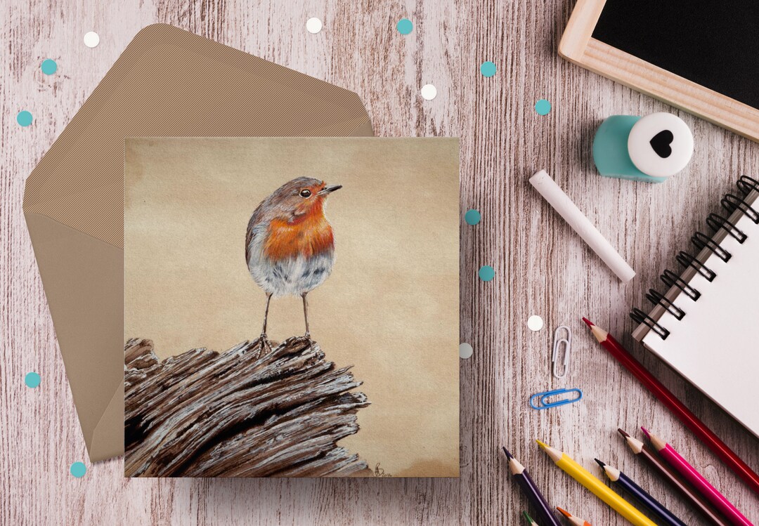 Robin Card, Robin Picture, Robin Drawing, Robin Art, Birthday Card ...