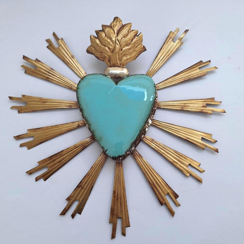 Mint Heart - Etsy