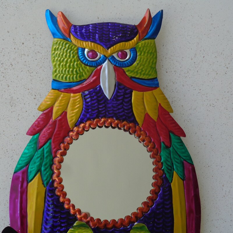 Owl Mirror - Etsy