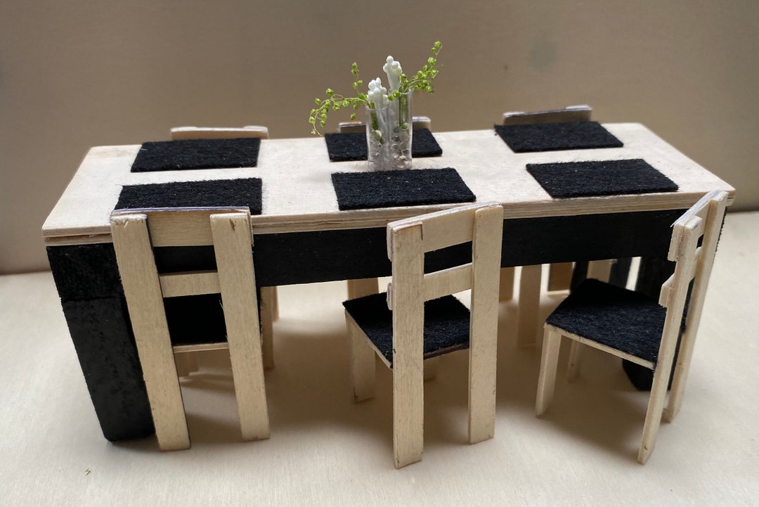 Dollhouse Dining Table - Etsy