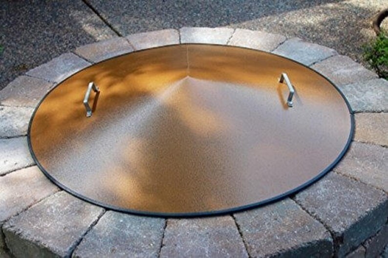Large 43 Dia Metal Conical Fire Pit Cover Etsy Large 43 Dia Metal Conical Fire Pit Cover Etsy