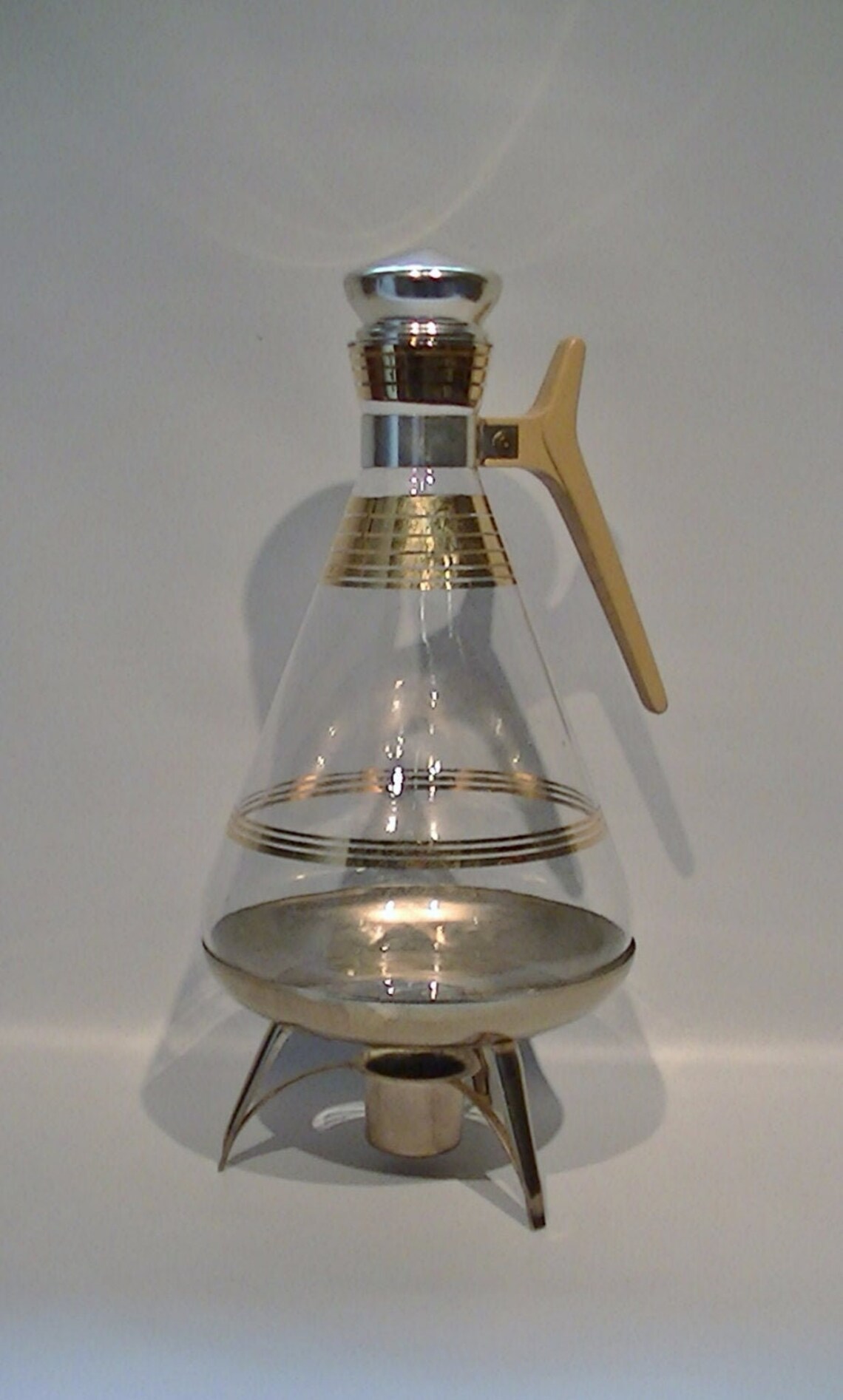 Vintage Inland Empress 10 Cup Carafe and Warming Stand - Etsy