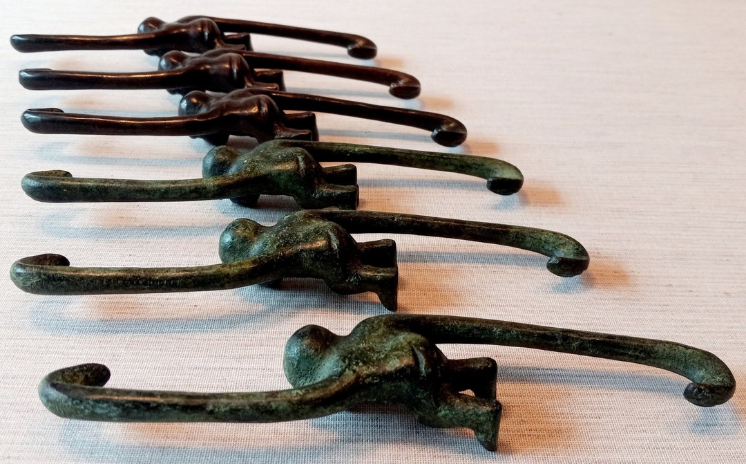 Vintage Cast Iron Monkey Hanging Extension Hooks or Vine Hangers - Etsy Canada