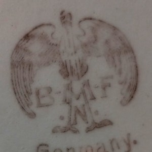 Bayerische Metal Fabrik BMF Germany Porcelain Pewter 5076 Black Grape10 ...