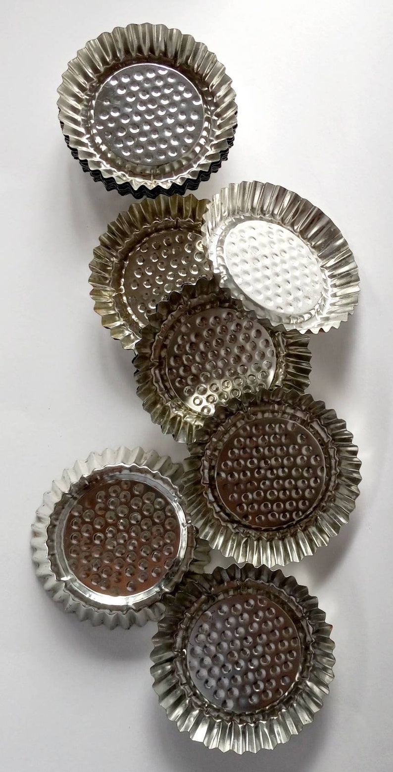 20 Mini Tort Flan Quiche Cheese Cake Fluted Pans Tins Baking - Etsy