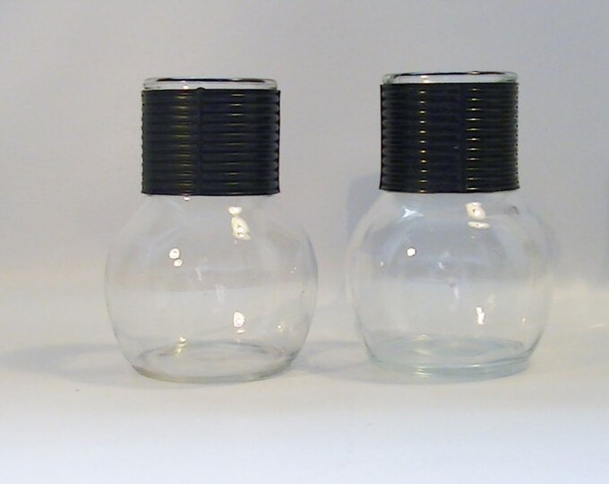 Vintage Pair Hottle Pots Libby Glass - Etsy