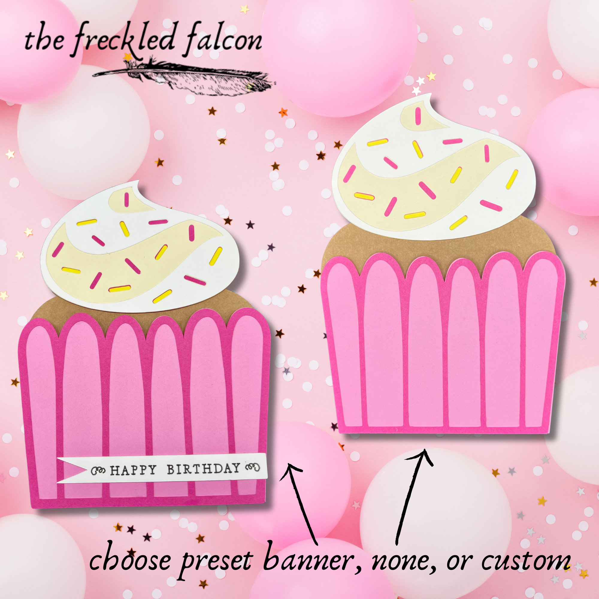 Cupcake Gift Card Holder Unique Gifts Birthday - Etsy