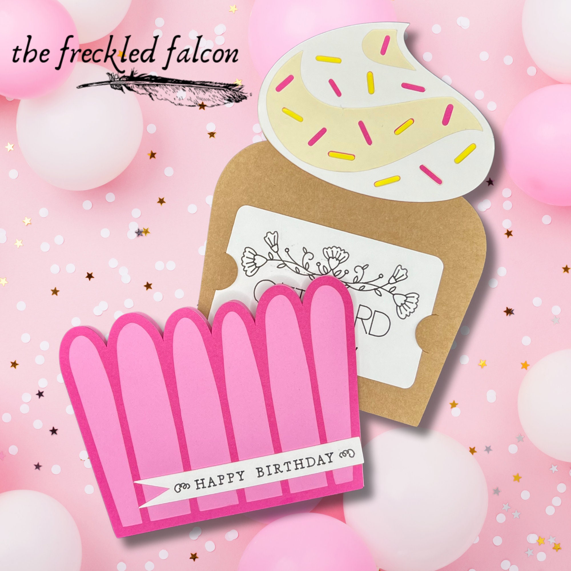 Cupcake Gift Card Holder Unique Gifts Birthday - Etsy