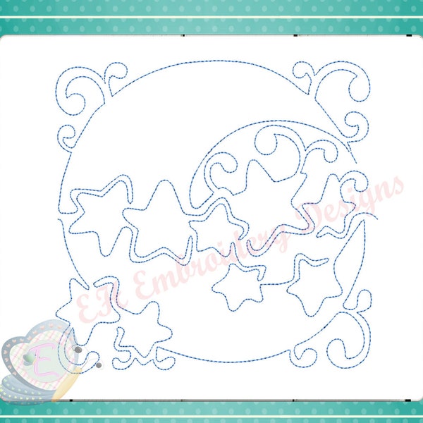 Celestial Machine Embroidery Designs - Etsy