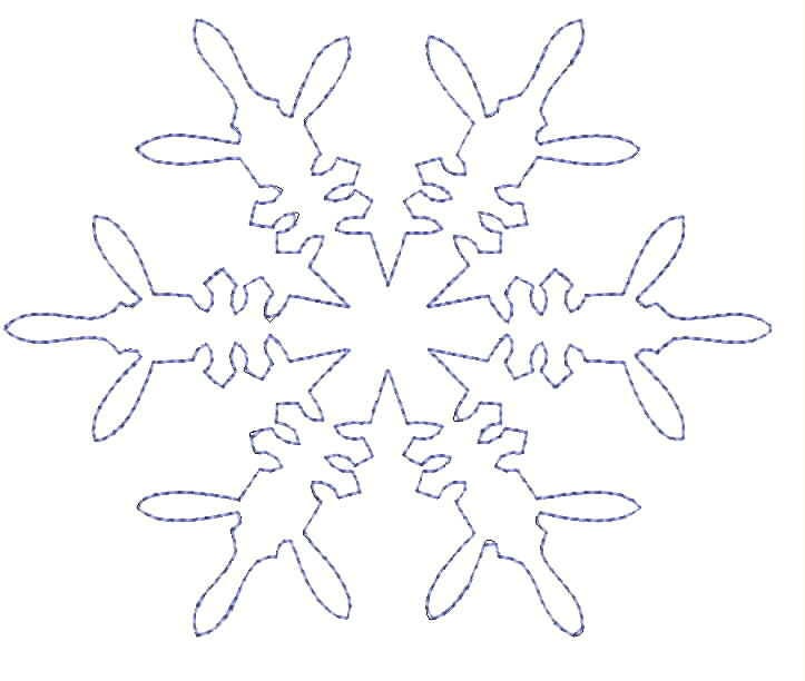 Snowflake Quilt Machine Embroidery Design Set | Etsy