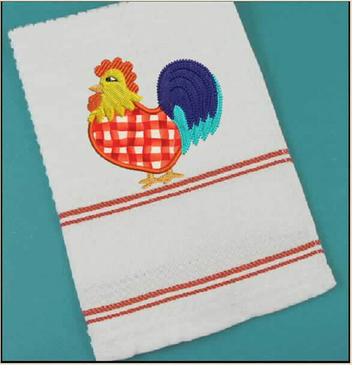 Rooster Applique Embroidery Design - Etsy